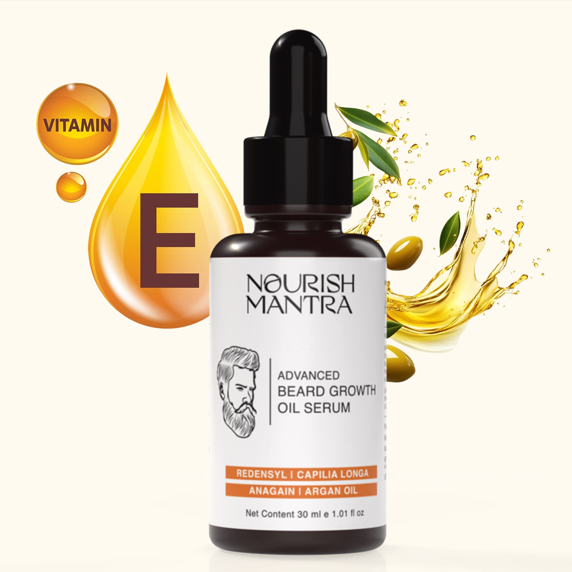 Beard Growth Oil for Thicker, Healthier Beard